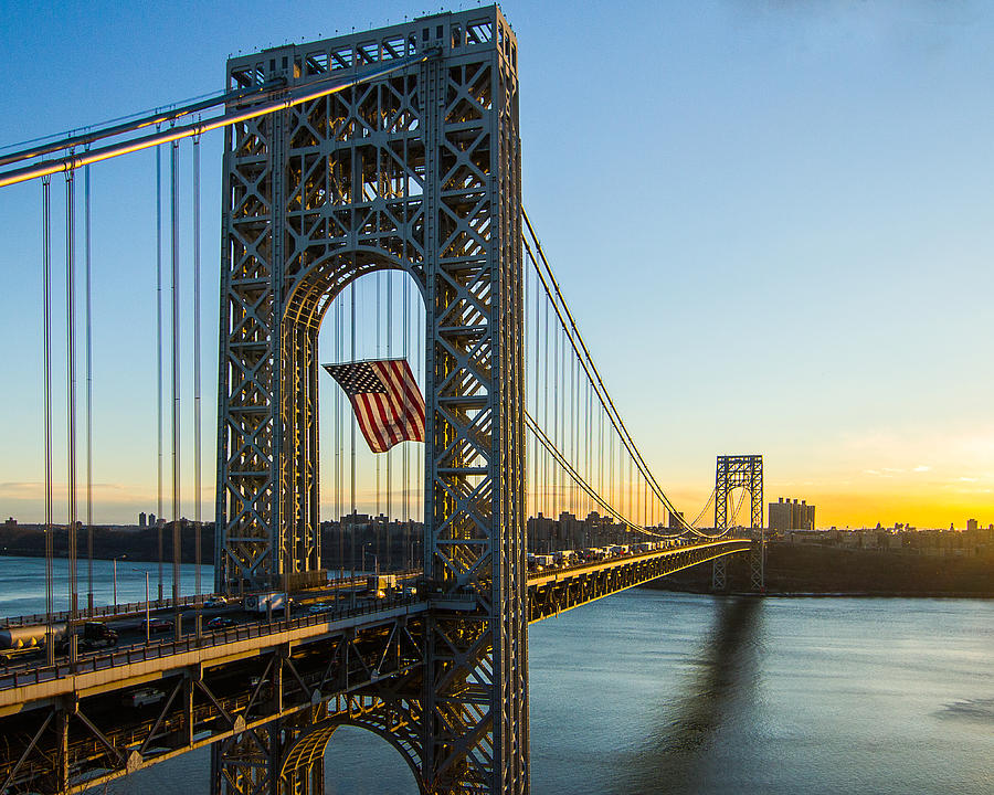 George Washington Bridge Flag – Principles Never Fail